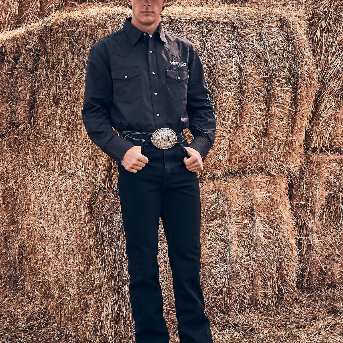 Wrangler Mens Cowboy Cut Original Jean Black – Hewitt & Whitty Saddlery